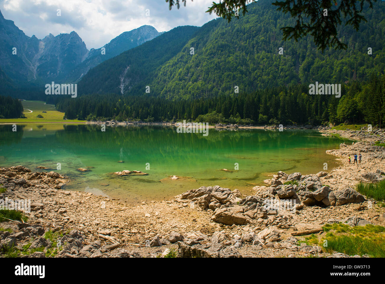 Laghi di Fusine / Fusine lakes / Belopeska jezera, Italy Stock Photo ...