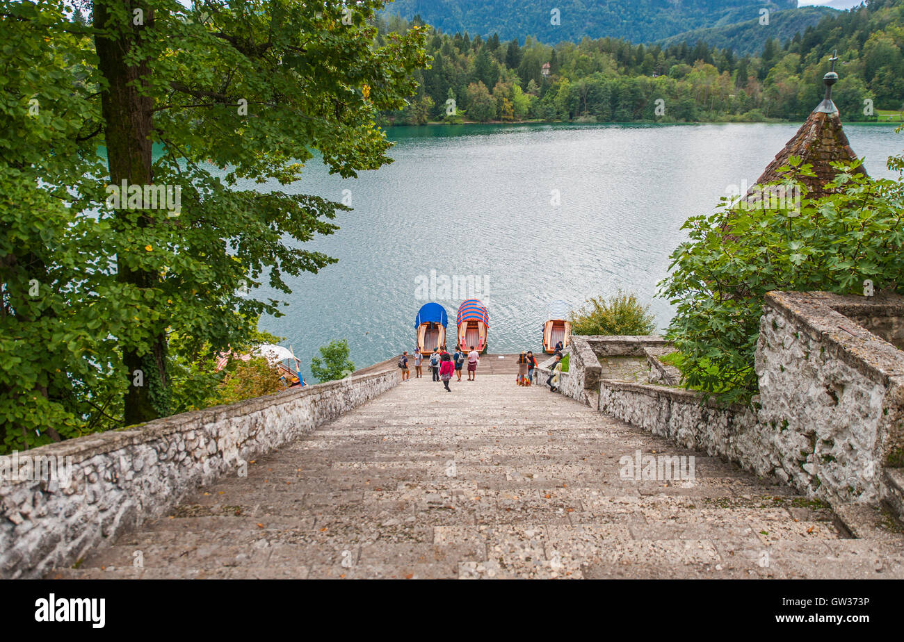 Bled castle hill hi-res stock photography and images - Alamy