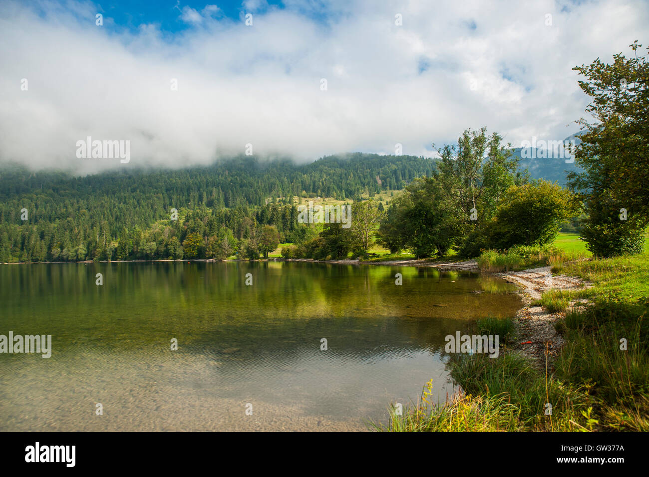 Bohinj lake, Slovenia Stock Photo - Alamy