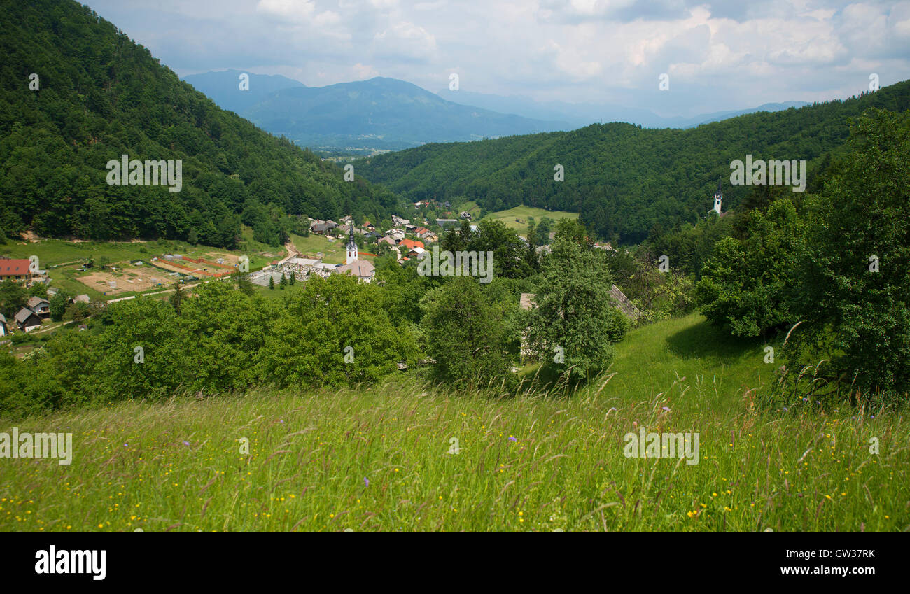 Kropa town, Slovenia Stock Photo - Alamy