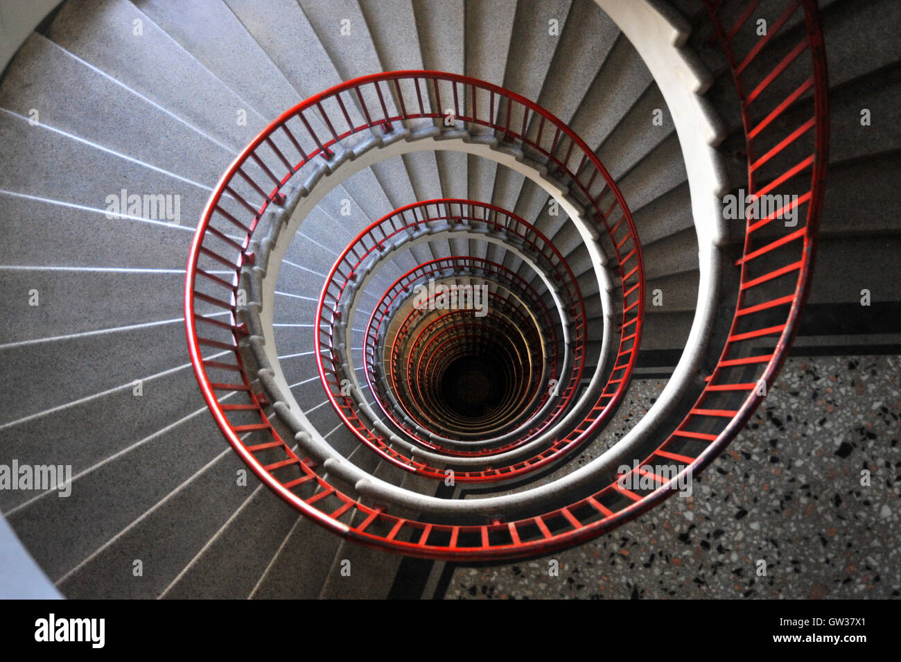 Snail stairs hi-res stock photography and images - Alamy