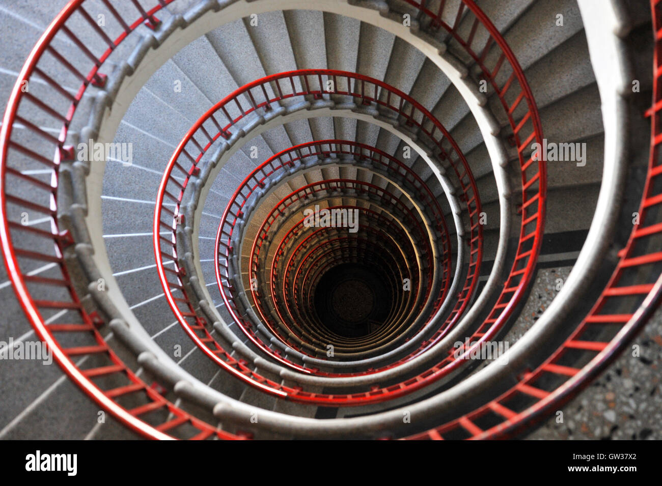 Snail stairs, neboticnik, Ljubljana, Slovenia Stock Photo - Alamy