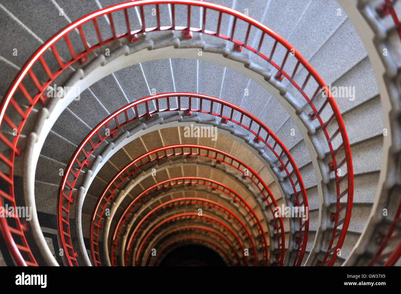 Snail stairs, neboticnik, Ljubljana, Slovenia Stock Photo - Alamy