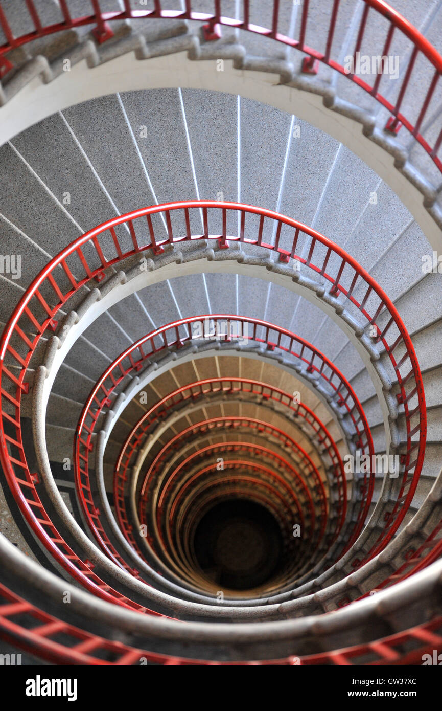 Snail stairs, neboticnik, Ljubljana, Slovenia Stock Photo - Alamy