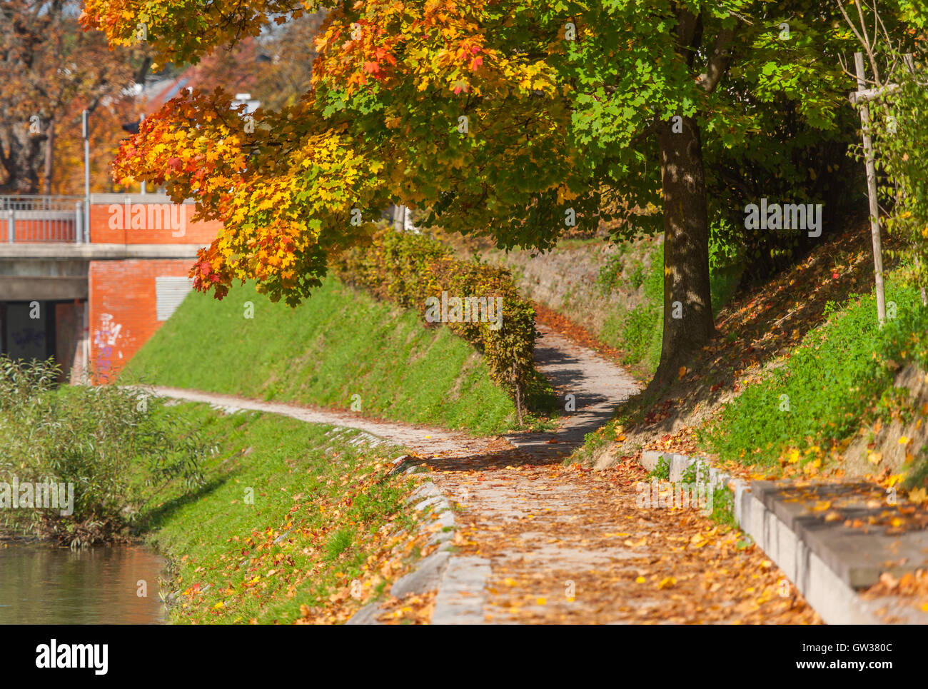 Ljubljana castle autumn hi-res stock photography and images - Alamy
