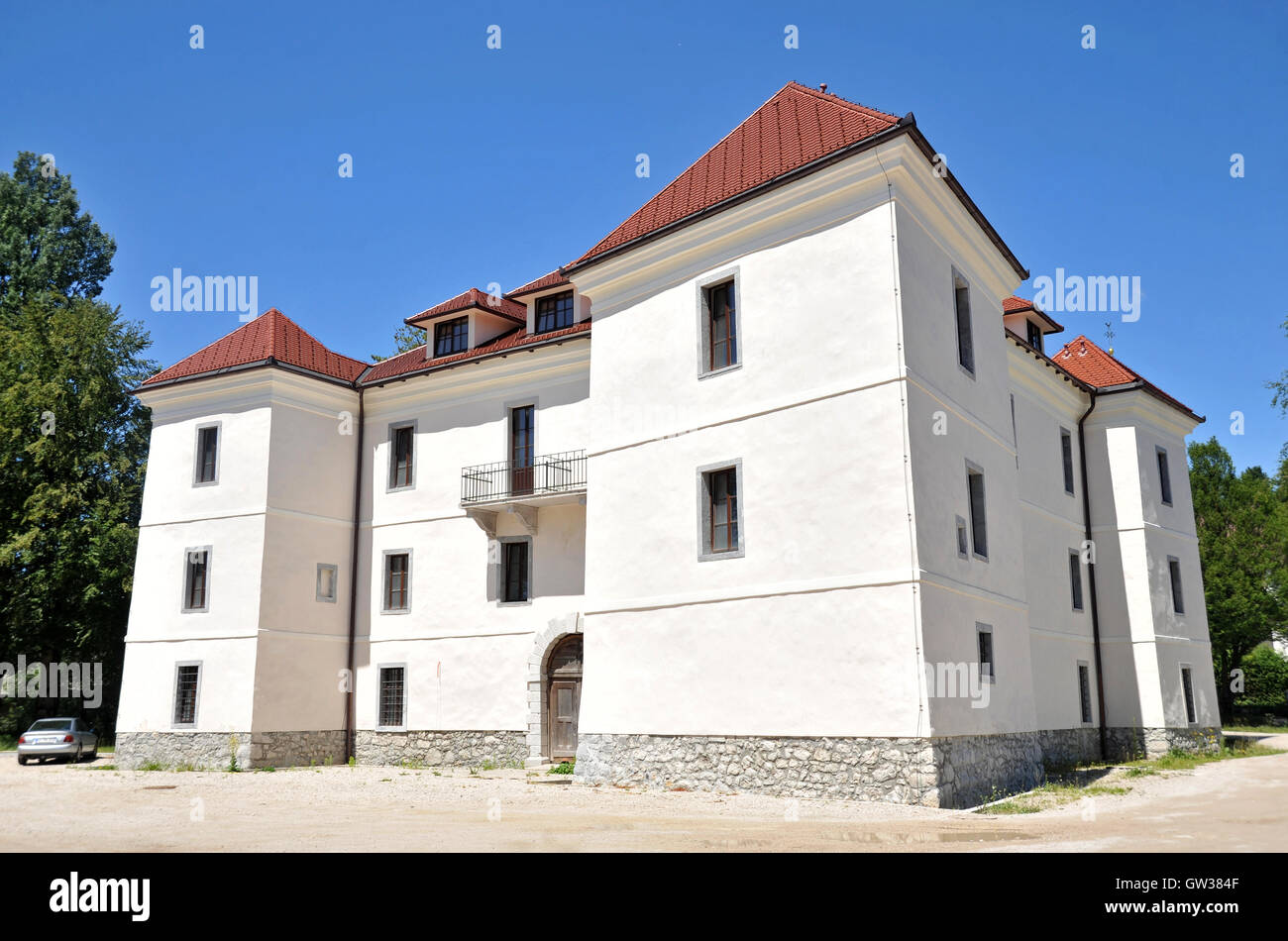 Logatec castle, Slovenia Stock Photo - Alamy