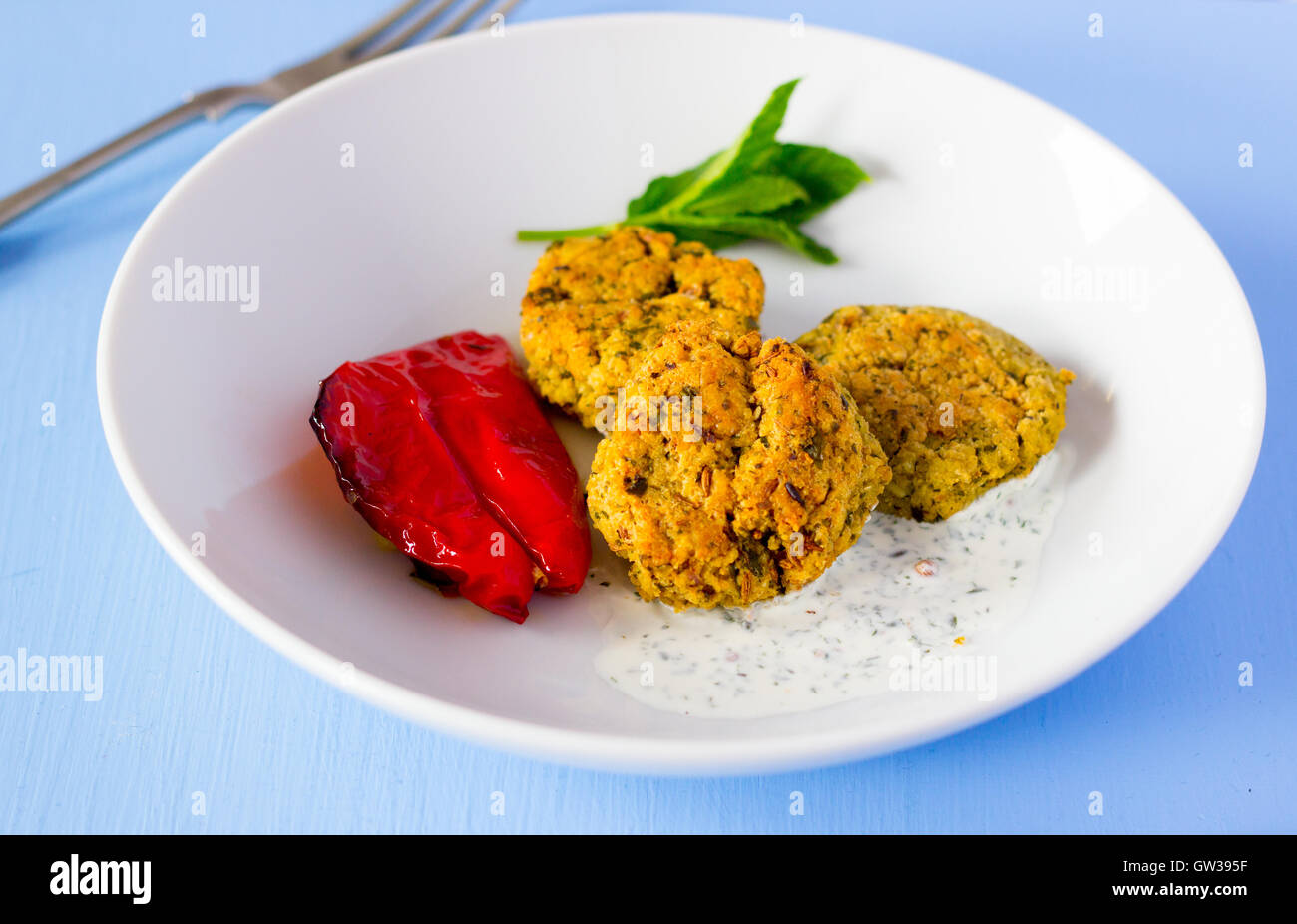 Falafel plate hi-res stock photography and images - Alamy