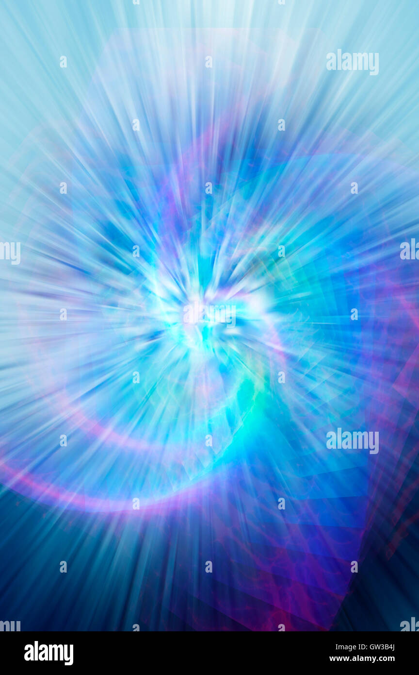 Spiral background blue abstract hi-res stock photography and images - Alamy