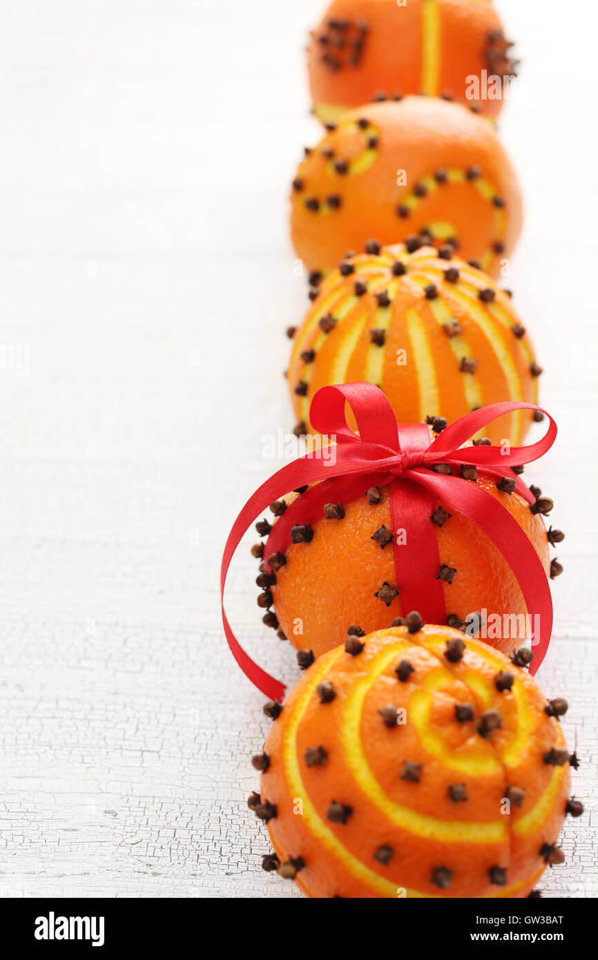 Orange pomander balls hi-res stock photography and images - Alamy