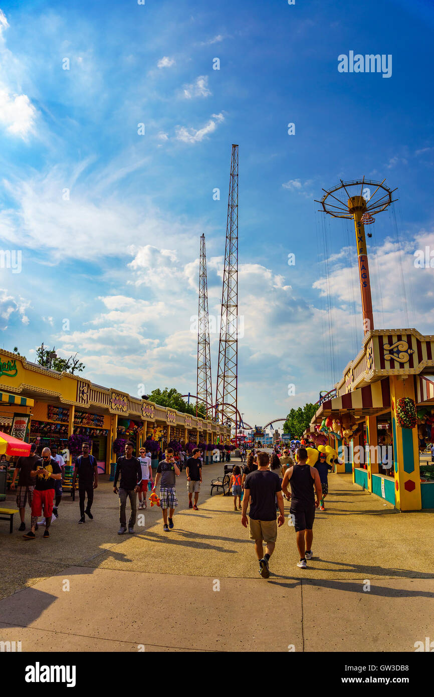 The Beautiful Six Flags Great Adventure Amusement Park New Jersey