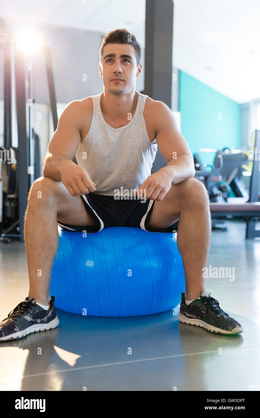 young coach in the gym Stock Photo - Alamy