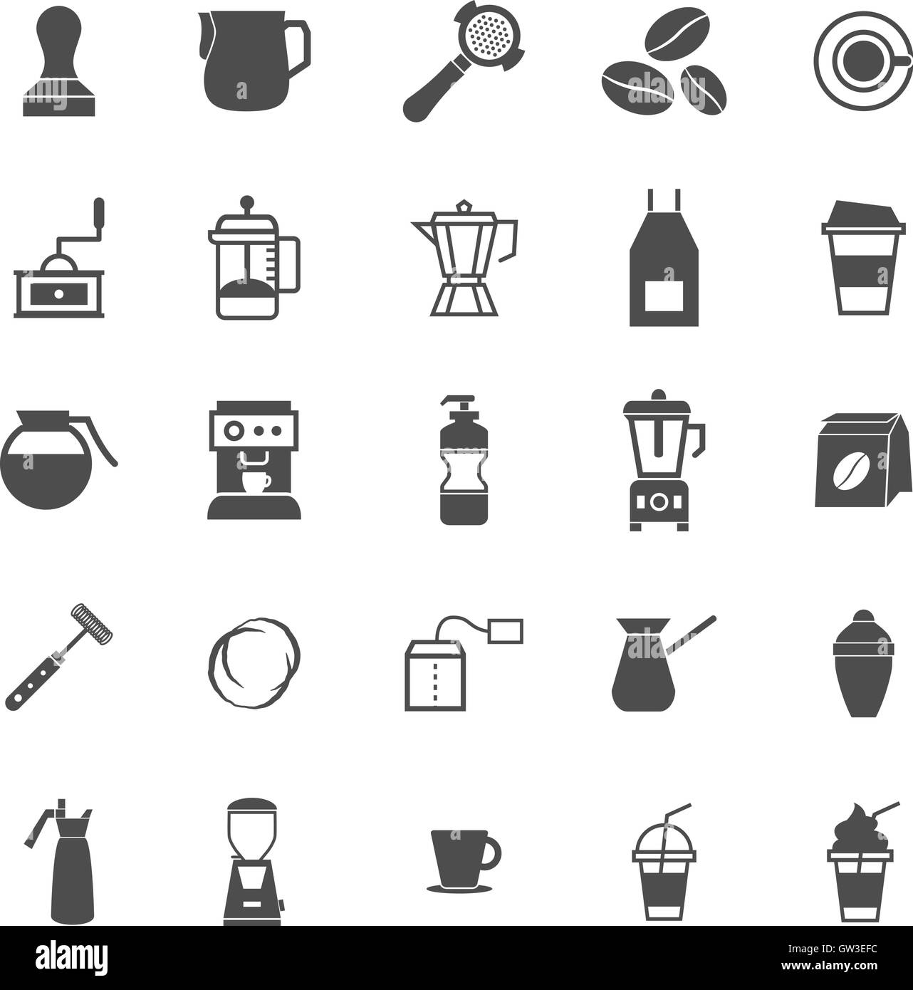 Barista icon on white background, stock vector Stock Vector Image & Art ...