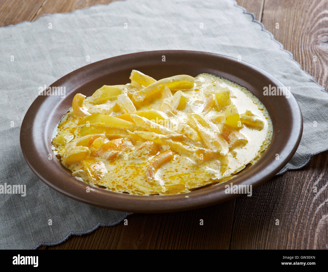 Chili Cheese Stew Ema Datshi.bhutanese cuisine Stock Photo - Alamy