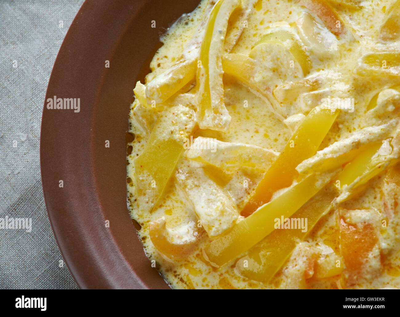 Chili Cheese Stew Ema Datshi.bhutanese cuisine Stock Photo - Alamy