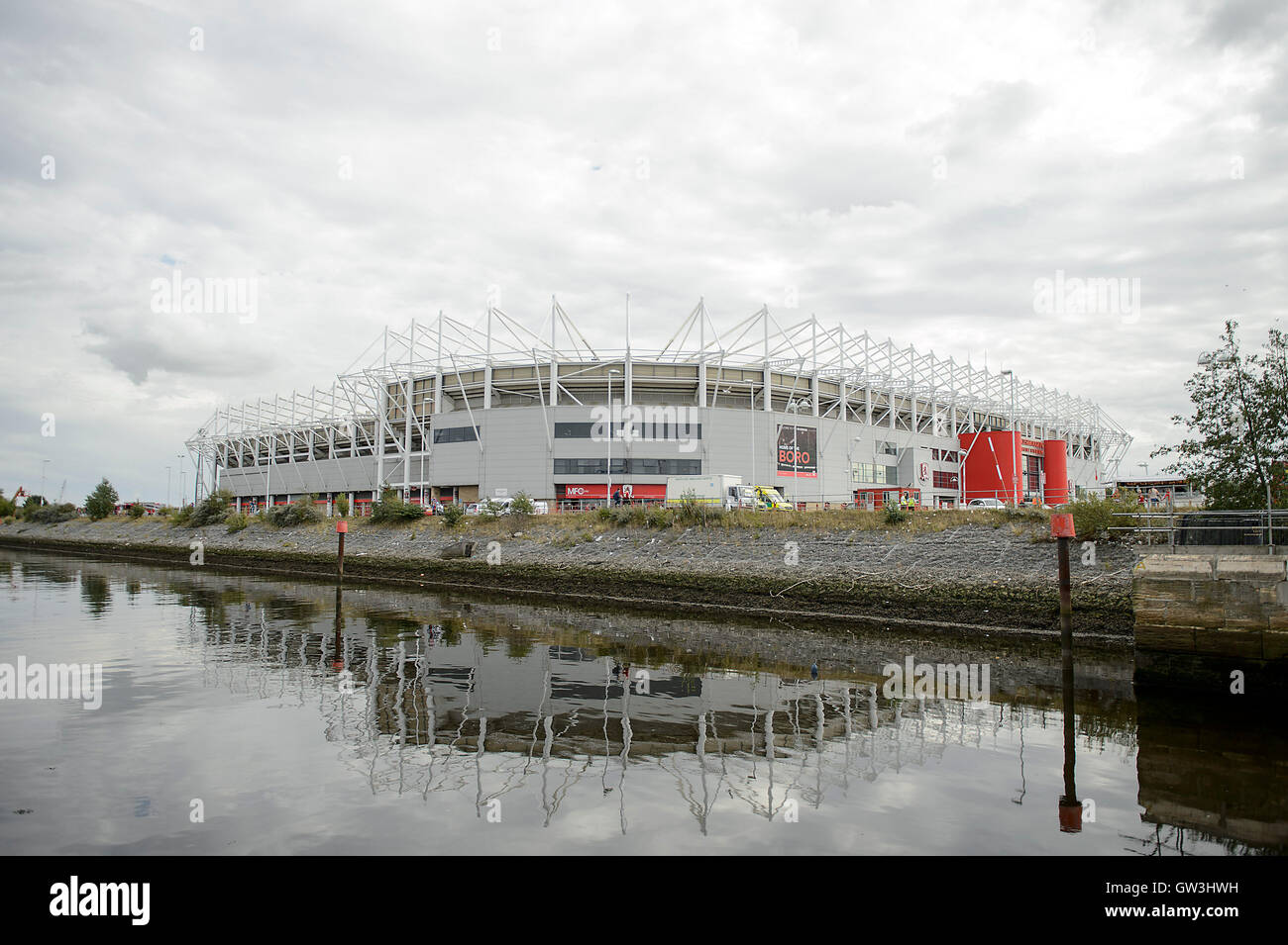 General view before the Premier League match at the Riverside Stadium ...