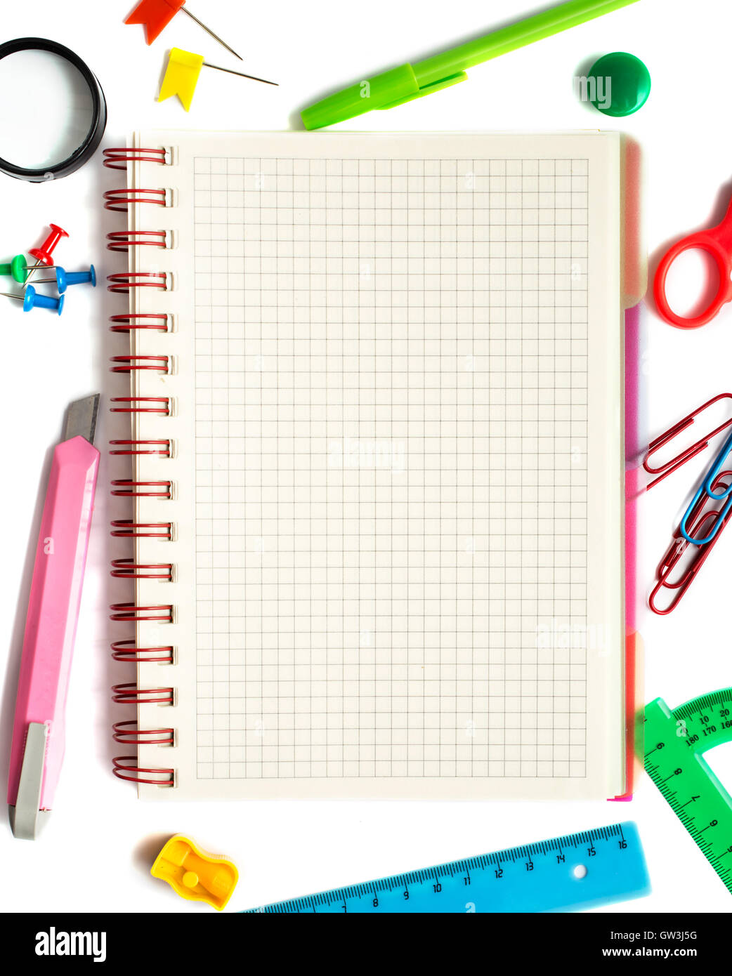 Notebook paper school hi-res stock photography and images - Alamy