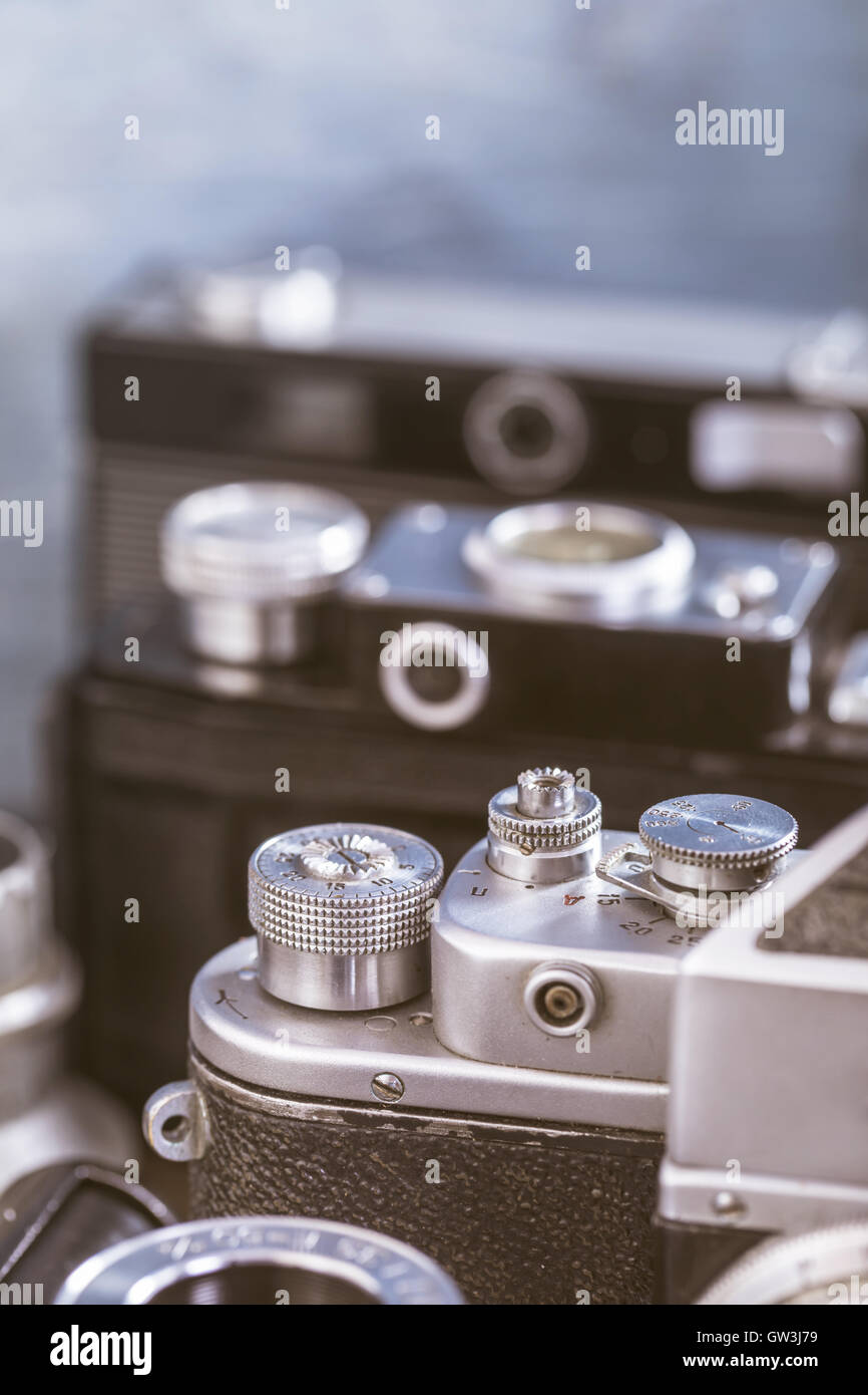 Old cameras shutter hi-res stock photography and images - Alamy