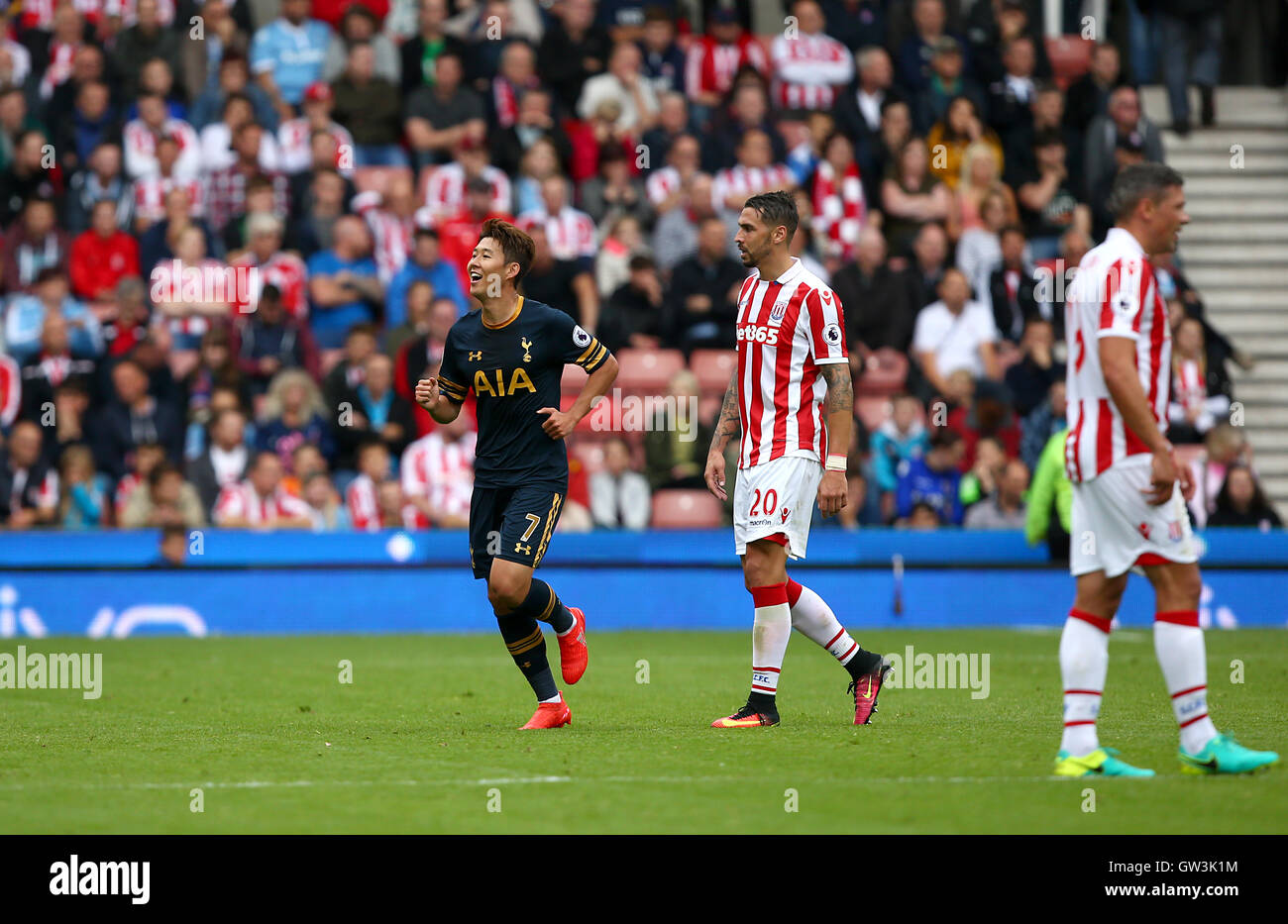 Tottenham Hotspur's Son Heung-Min celebrates scoring his sides first ...