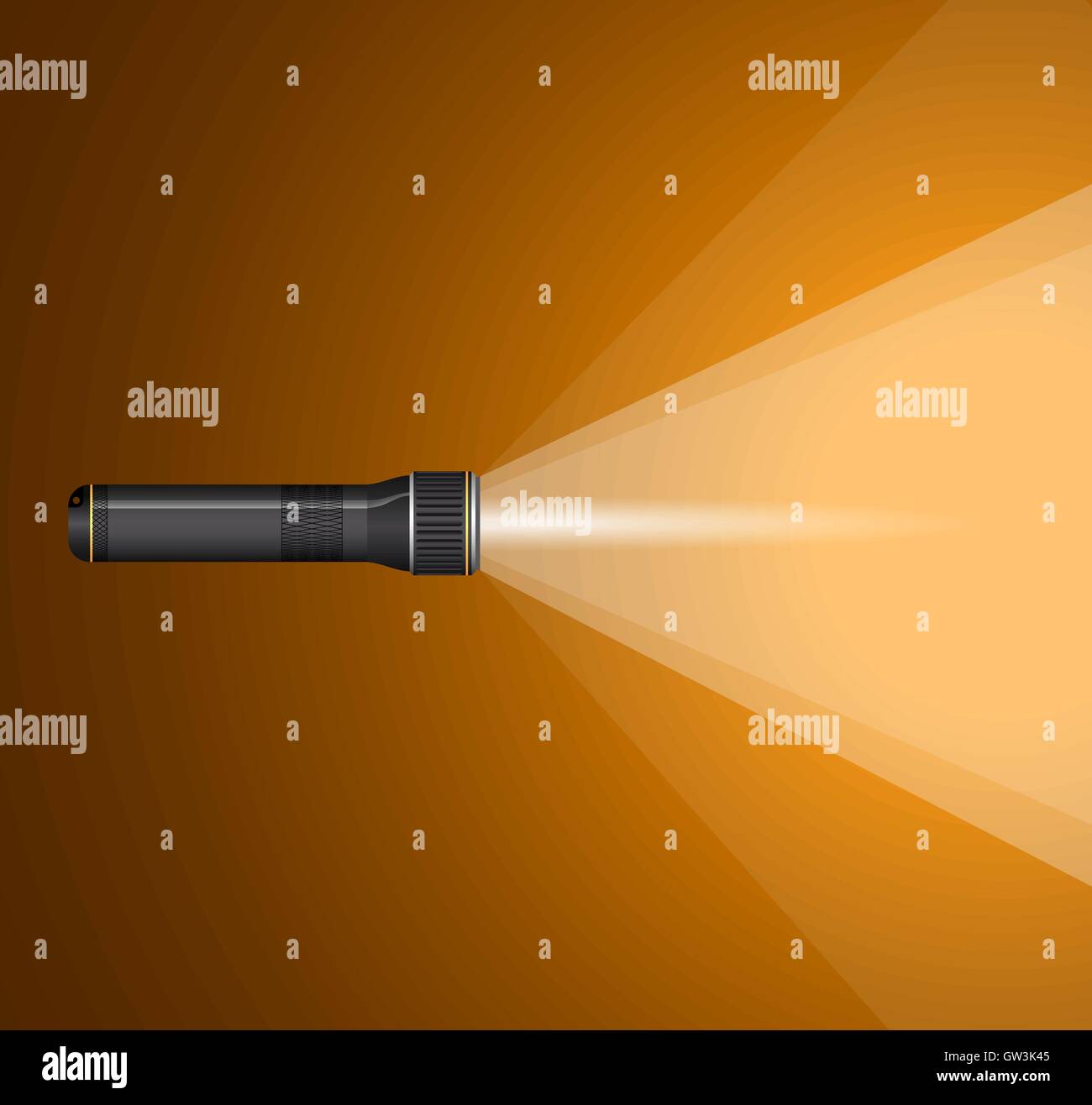 White light from led Stock Vector Images - Alamy