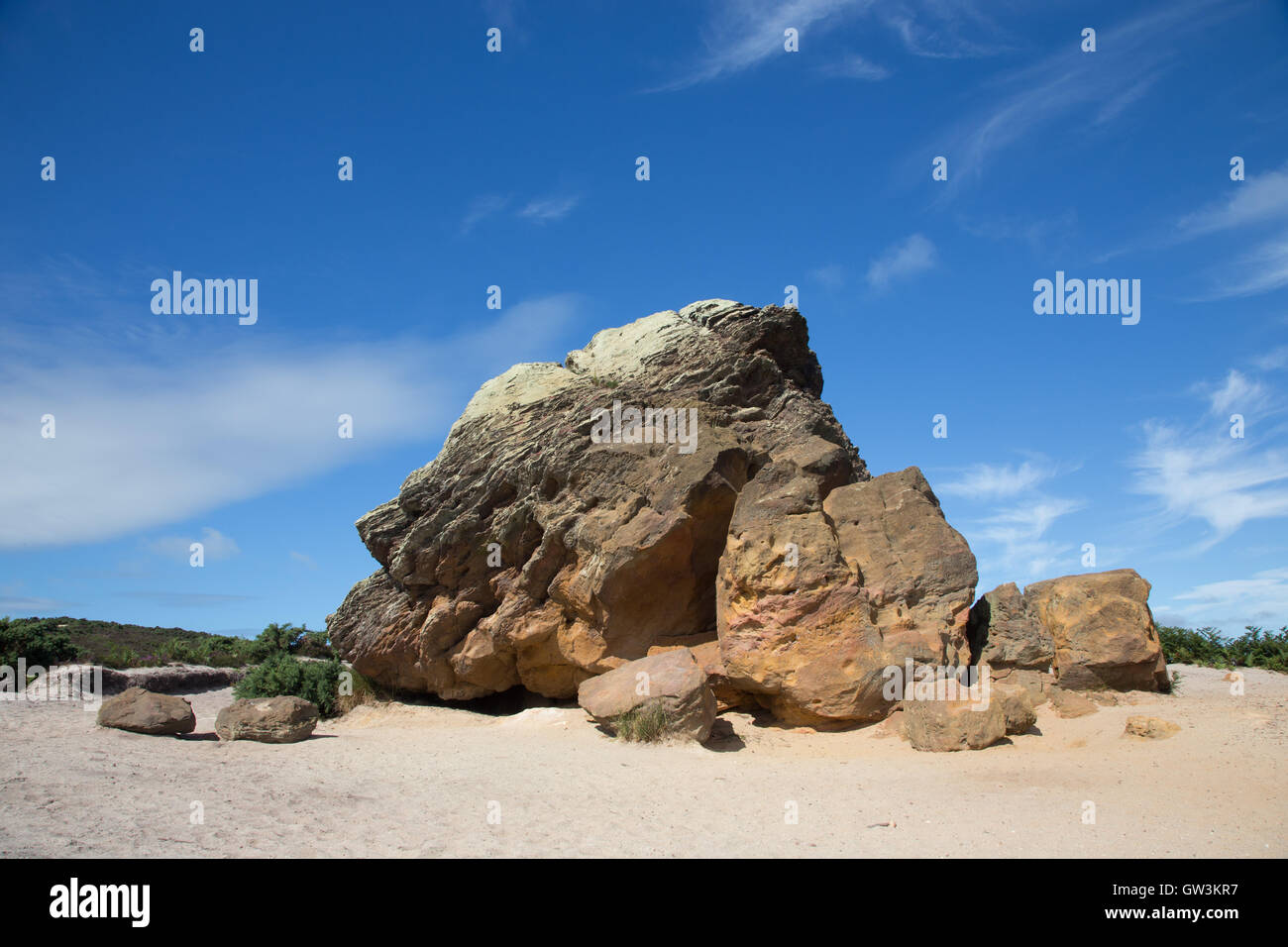 Agglestone Rock, Studland Bay, Isle of Purbeck Dorset, Summer 2016 ...