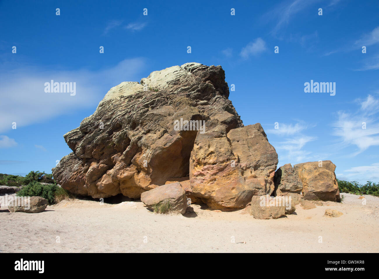 Agglestone Rock, Studland Bay, Isle of Purbeck Dorset, Summer 2016 ...