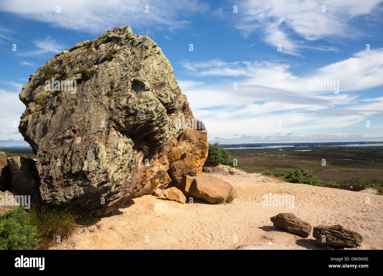 Agglestone Rock, Studland Bay, Isle of Purbeck Dorset, Summer 2016 ...