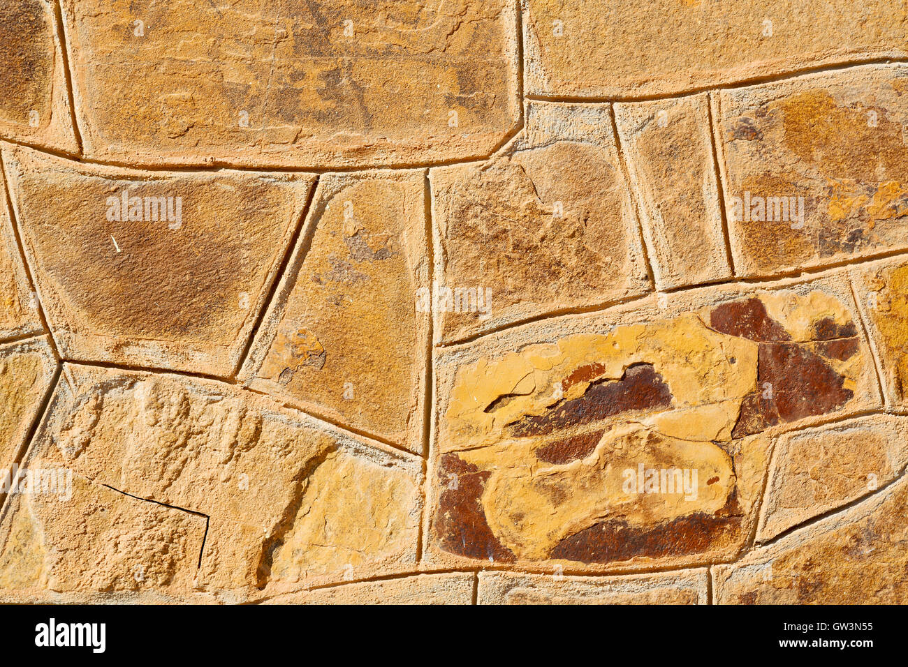 in oman abstract pavement in the old steet and colors Stock Photo - Alamy