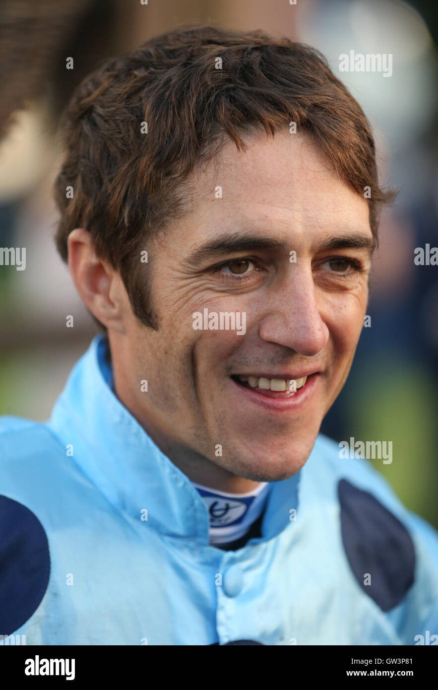 Almanzor's jockey Christophe Soumillon in the parade ring after winning ...