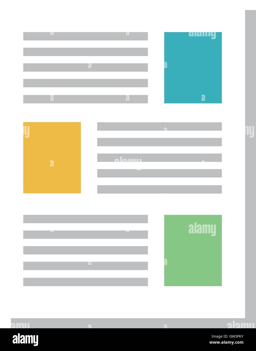 file document page Stock Vector Image & Art - Alamy