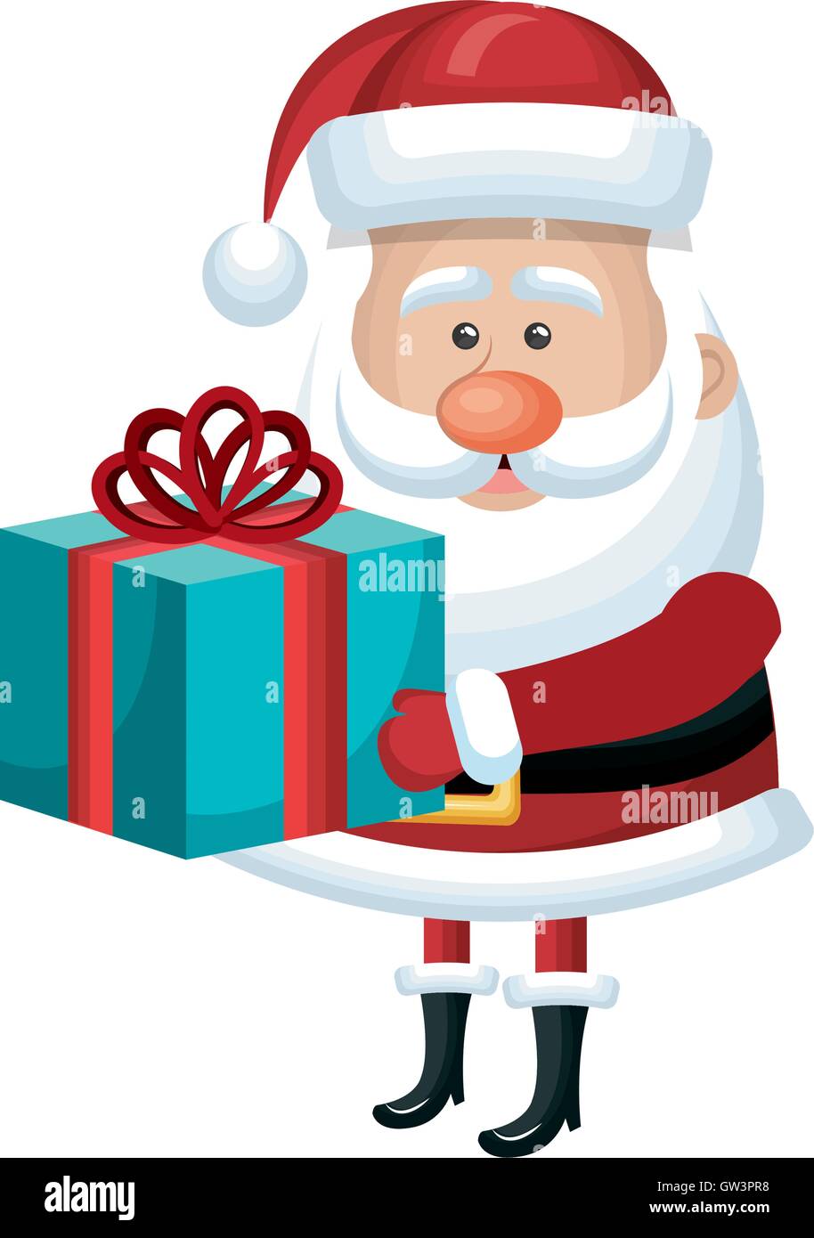 santa claus cartoon Stock Vector Image & Art - Alamy
