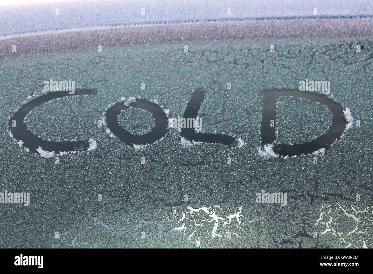 Ice writing hi-res stock photography and images - Alamy