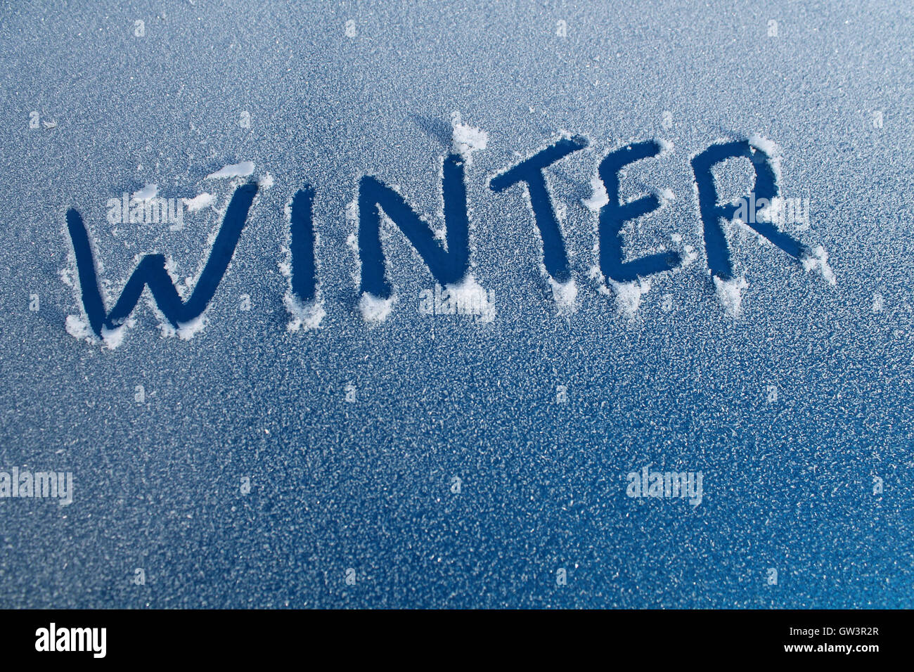 Ice writing hi-res stock photography and images - Alamy