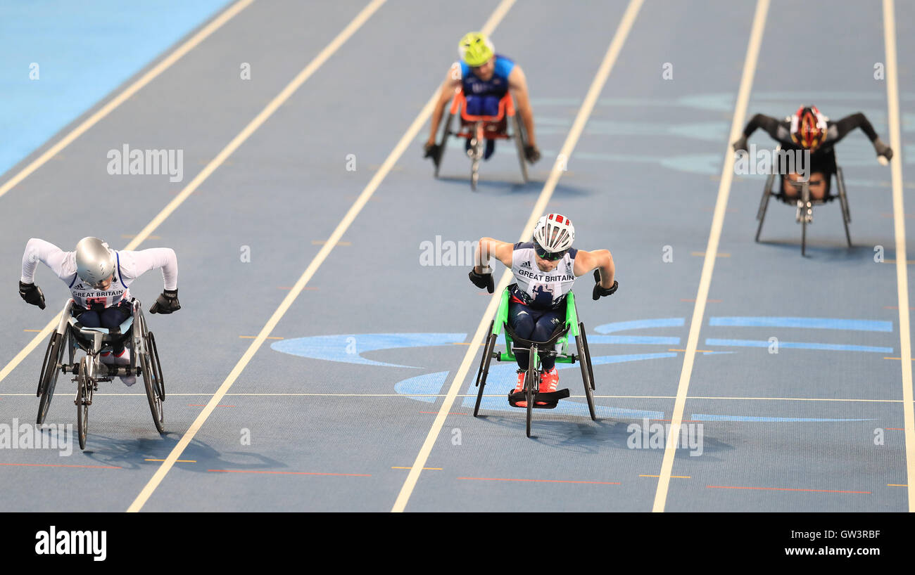 Great Britian's Andrew Small (left) and Daniel Bramall in action in the ...