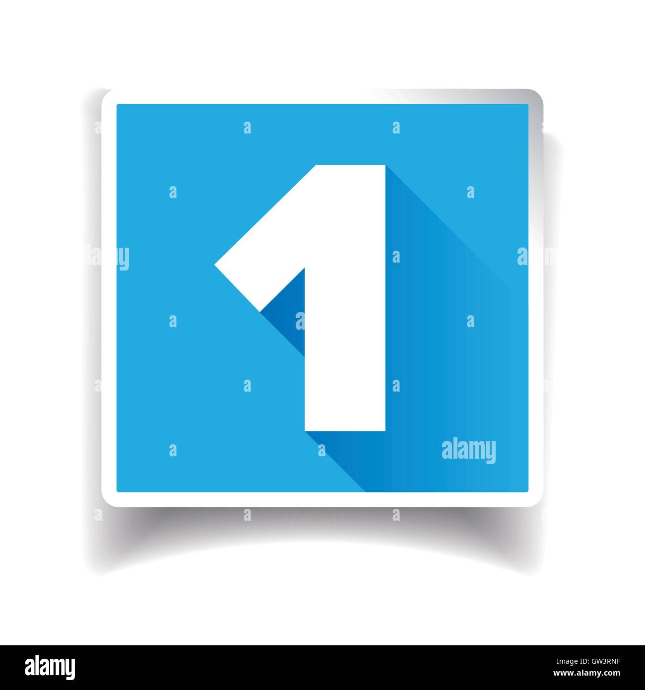 Number one label or number icon Stock Vector Image & Art - Alamy