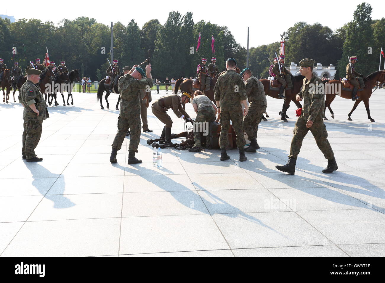 Warsaw, Poland. 10th Sep, 2016. Polish army held Cavalry Celebration ...