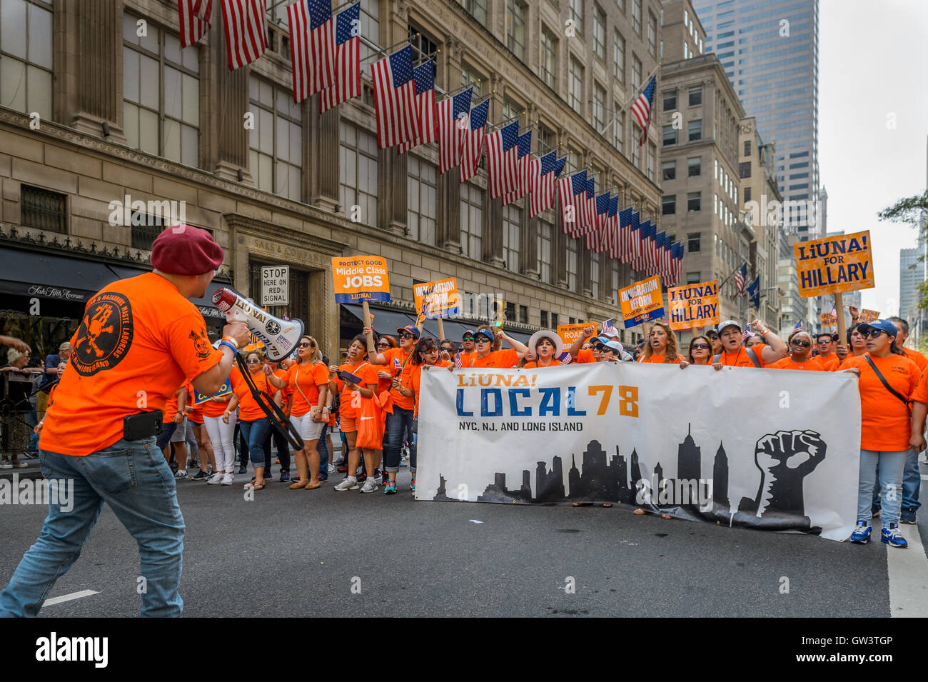 New York, United States. 10th Sep, 2016. Labor Day is the one day that ...