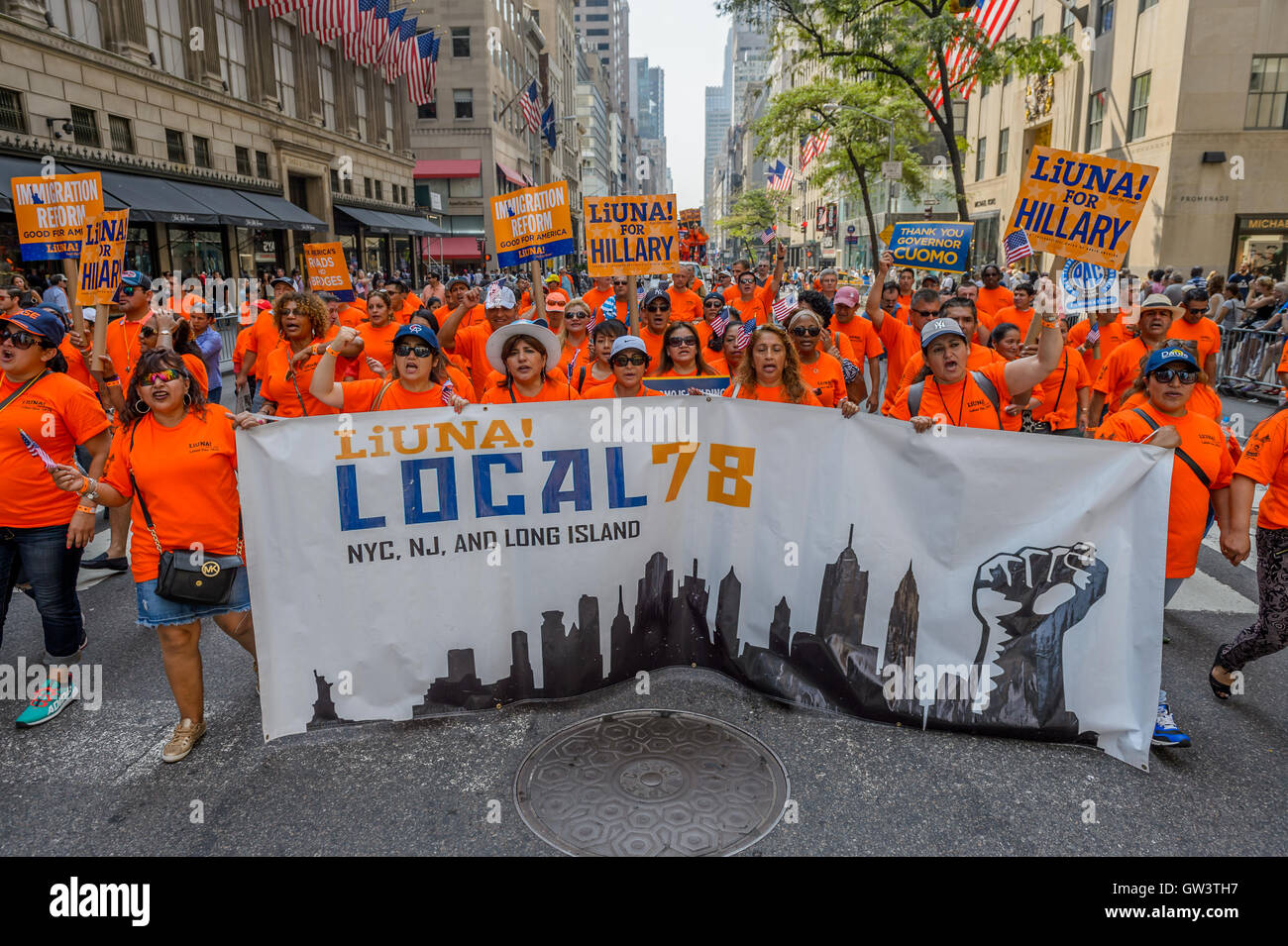 New York, United States. 10th Sep, 2016. Labor Day is the one day that ...