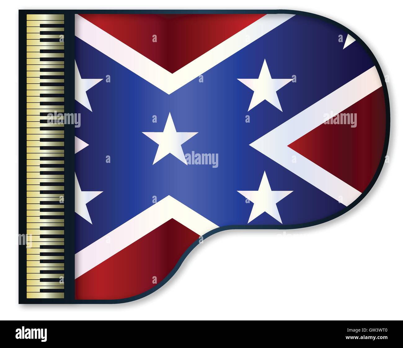 Rebel Flag Eps Clipart