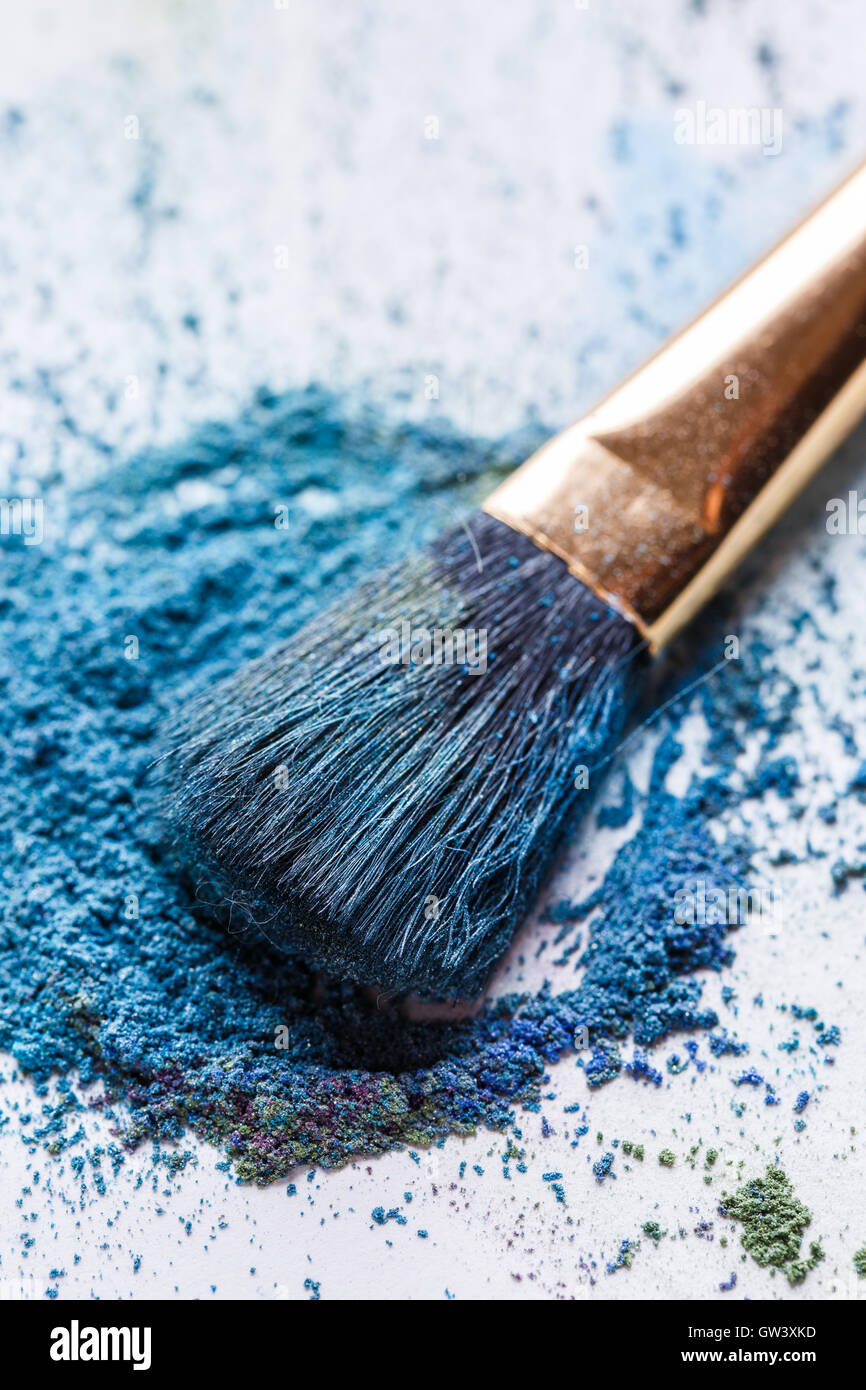 scattered blue shadows on white blank background with shadow brush ...