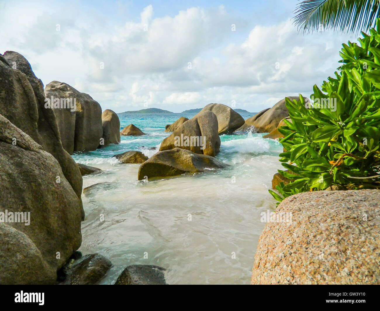 Seychelles landscape hi-res stock photography and images - Alamy