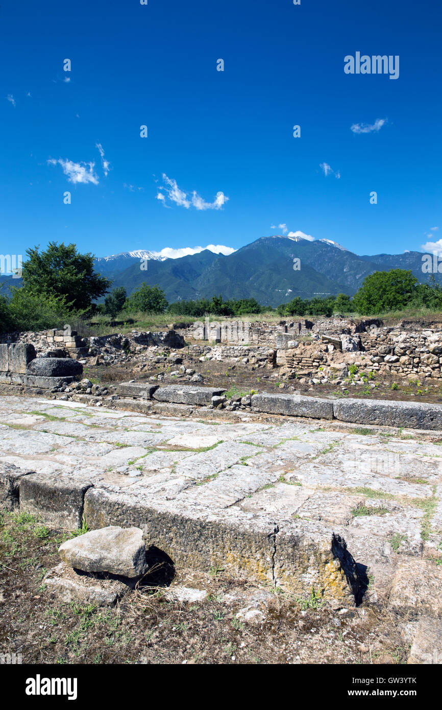 ruins in Dion, Greece Stock Photo - Alamy