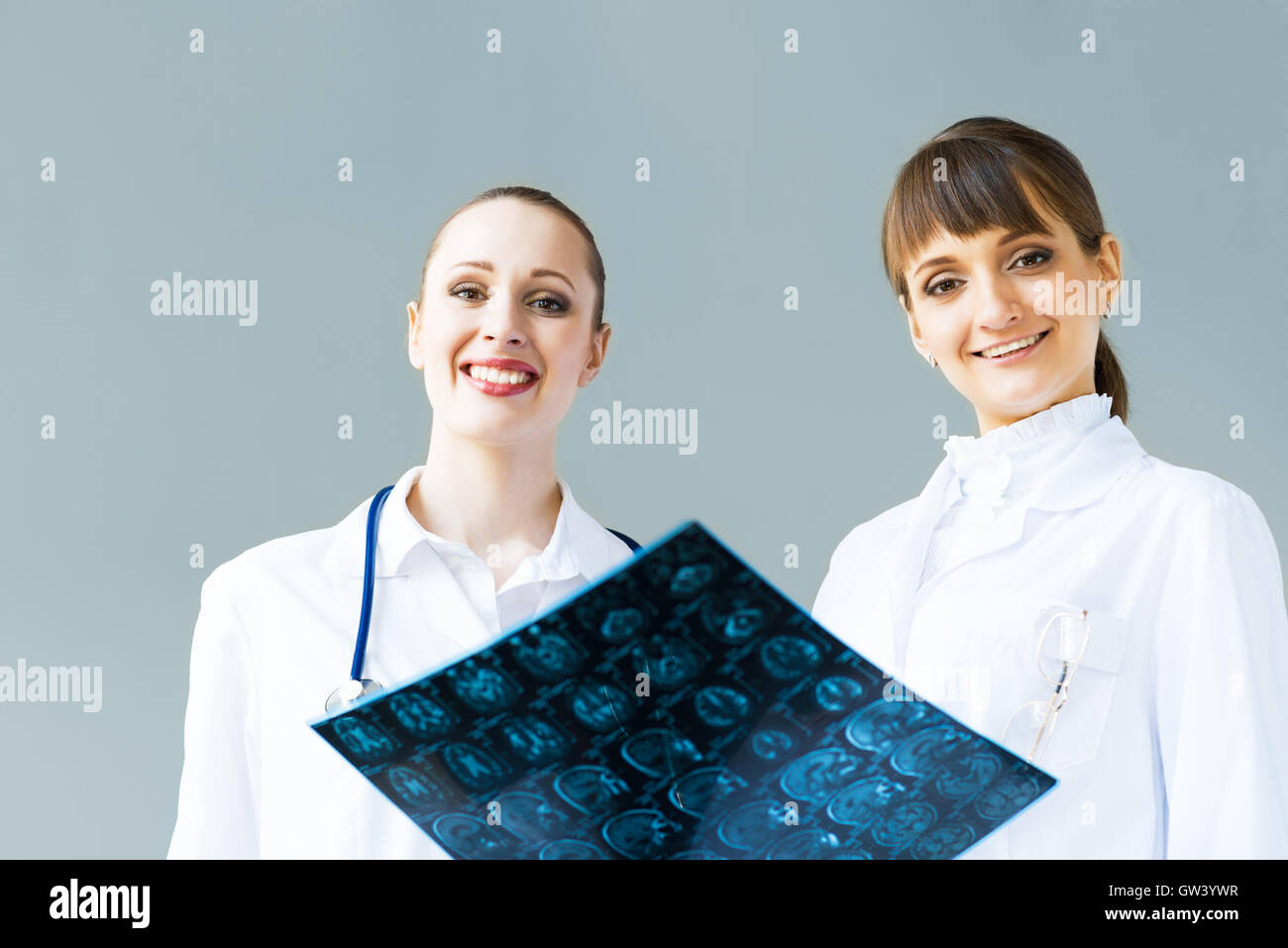 Two professional doctors stethoscope hi-res stock photography and ...