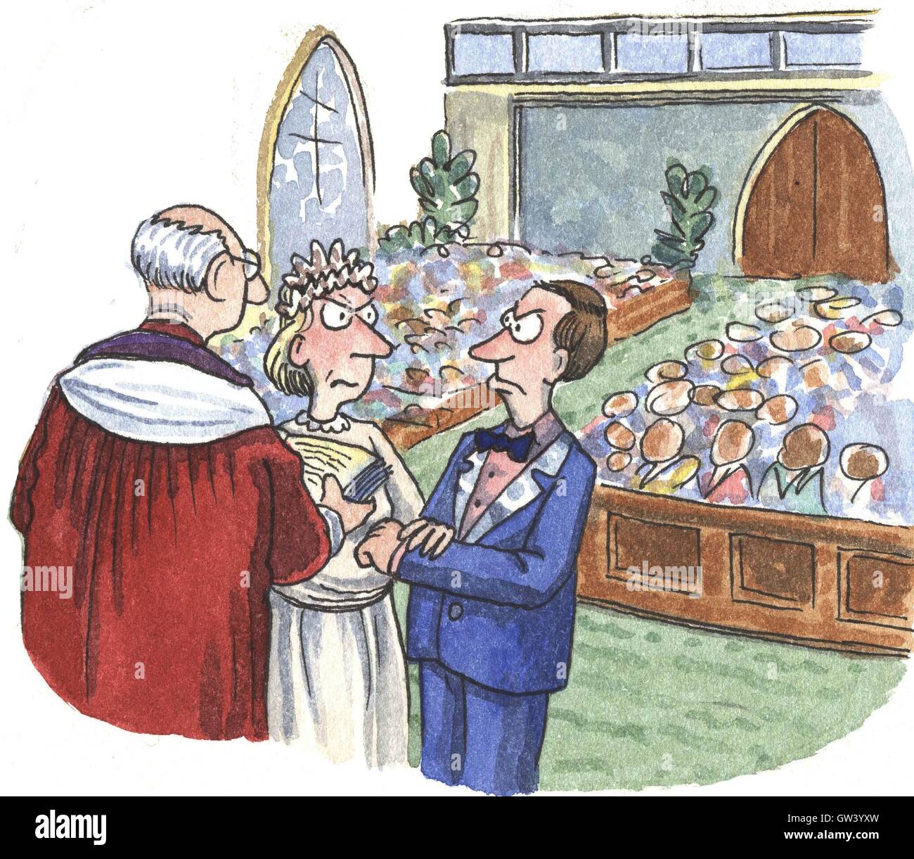 Cartoon priest hi-res stock photography and images - Alamy