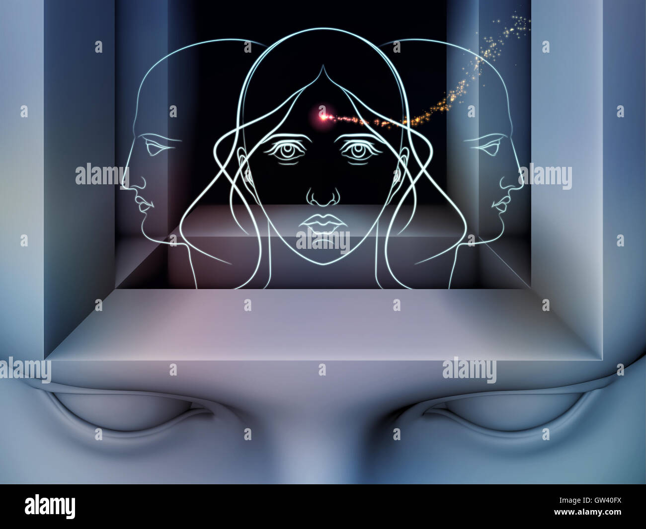 Inner Life of Mind Stock Photo - Alamy