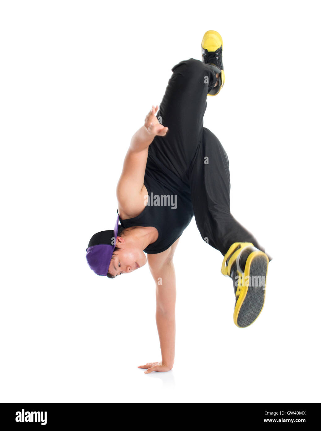 Asian teenager dance hip hop Stock Photo - Alamy