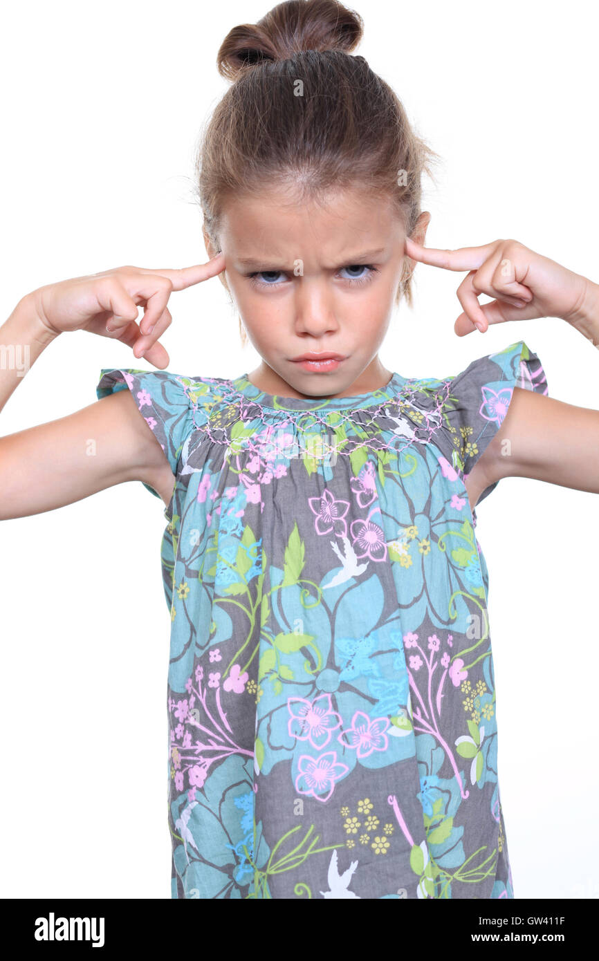 Startled girl hi-res stock photography and images - Alamy