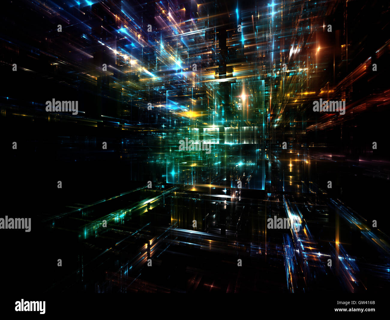 Advance of Fractal Dimensions Stock Photo - Alamy