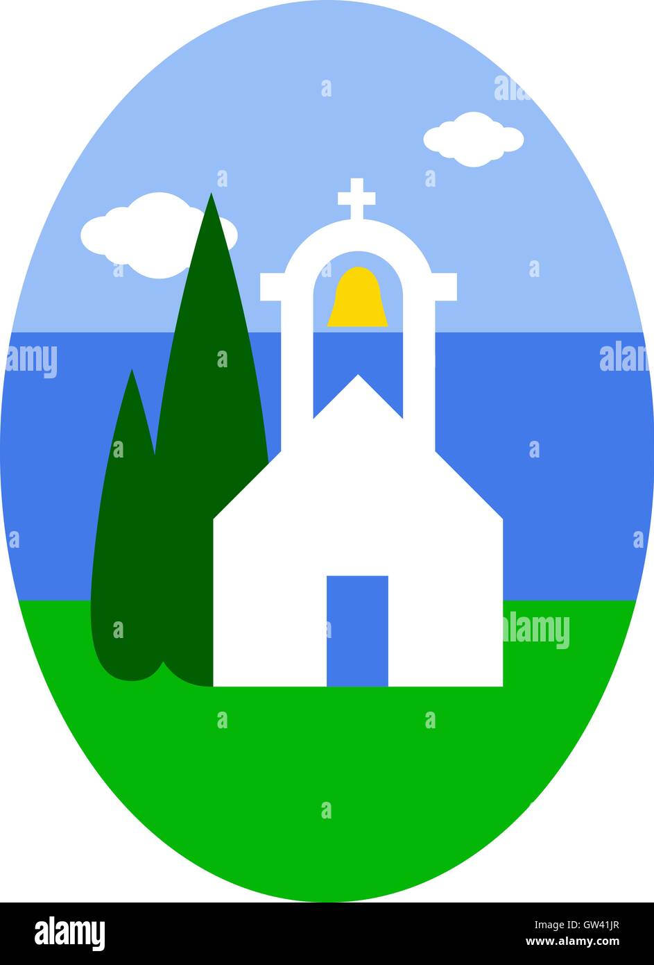 Greeting sticker Stock Vector Images - Alamy