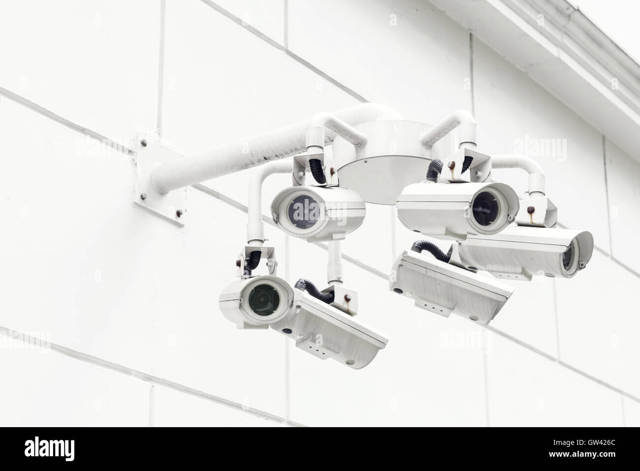 Wall mounted Surveillance camera Stock Photo - Alamy