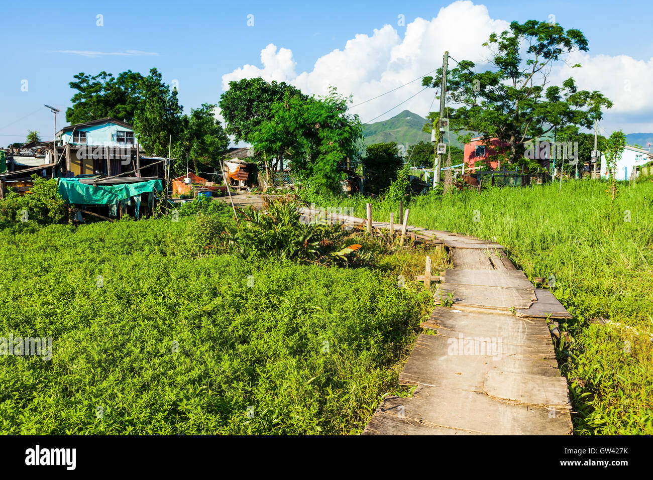 Walkway in countryside Stock Photo - Alamy